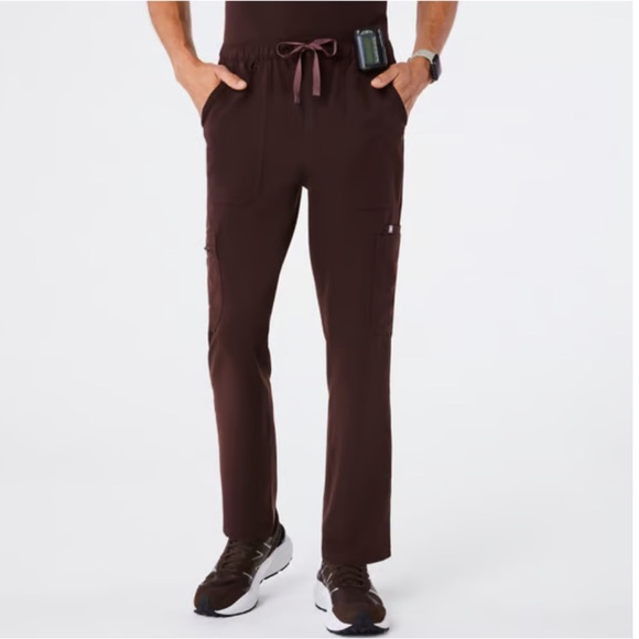 Figs | Pants | Figs Men Cargo Zip Fly Scrub Pant Espresso Large | Poshmark